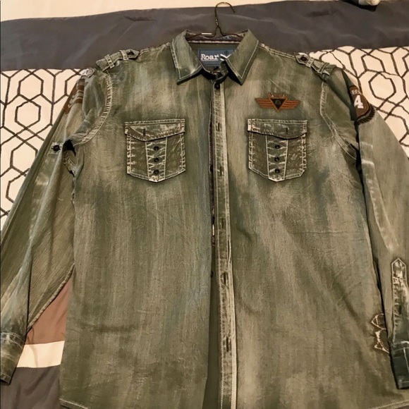 Roar | Shirts | Mens Roar Shirt Size L | Poshmark